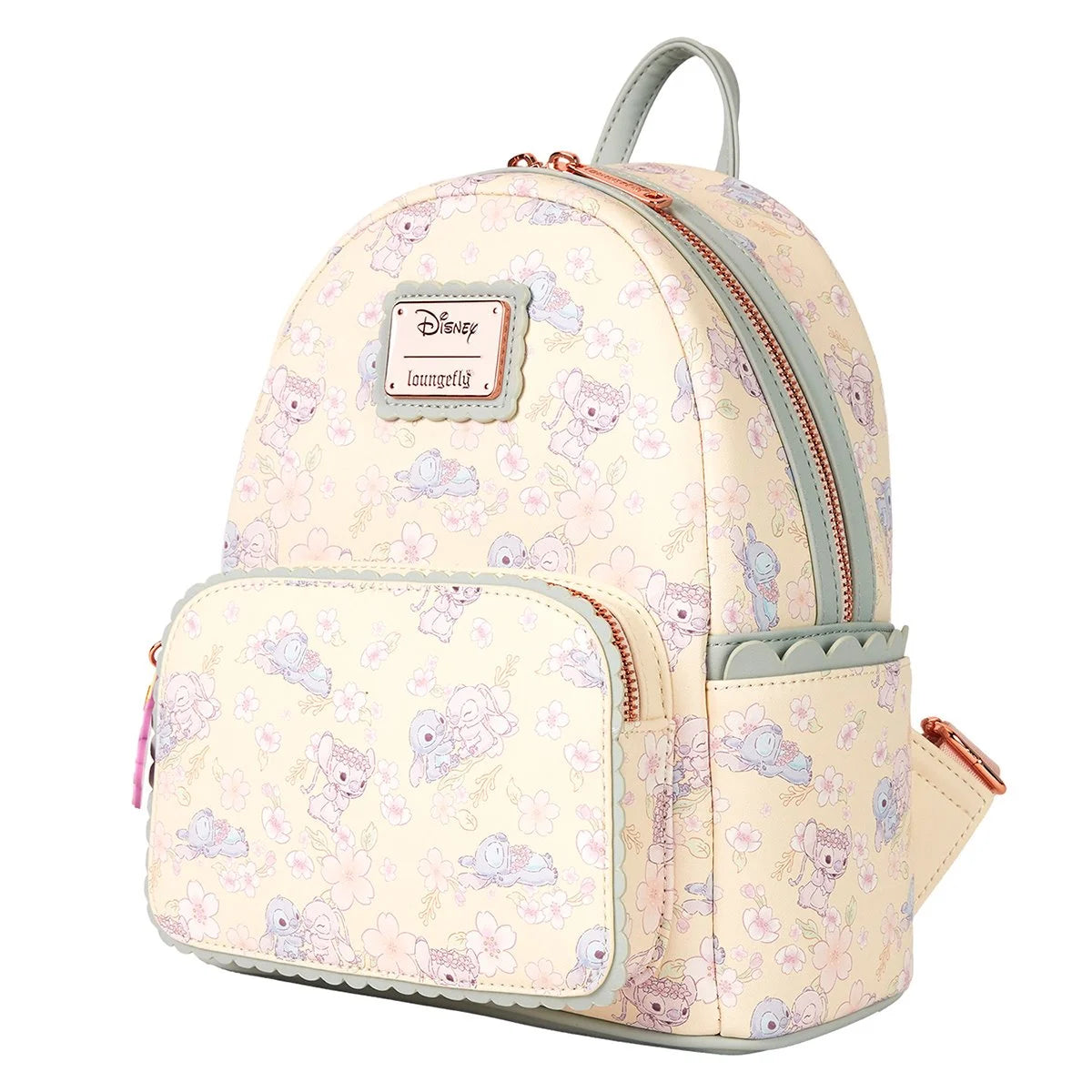 Lilo and Stitch Cute Stitch Cherry Blossom Mini-Backpack New with Tags ...